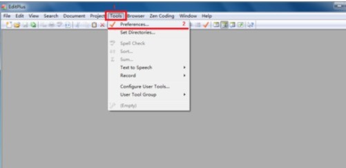 EditPlus中设置Tab用空格替换的操作过程-软件技巧-ZOL软件下载