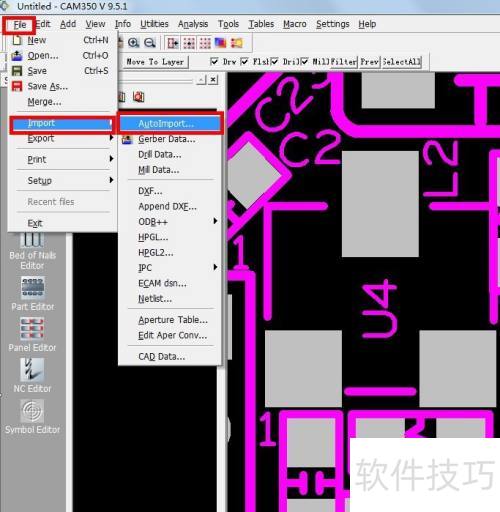 cam350怎样移动gerber中丝印的位置-软件技巧-ZOL软件下载