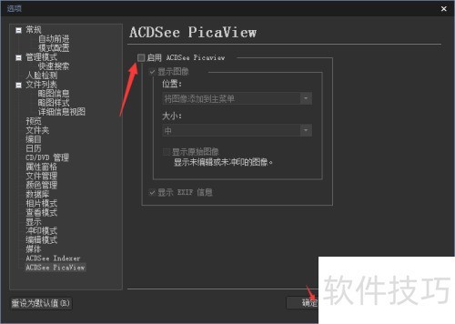 ACDSee Photo 2019怎么关闭启用ACDsee picaview-软件技巧-ZOL软件下载