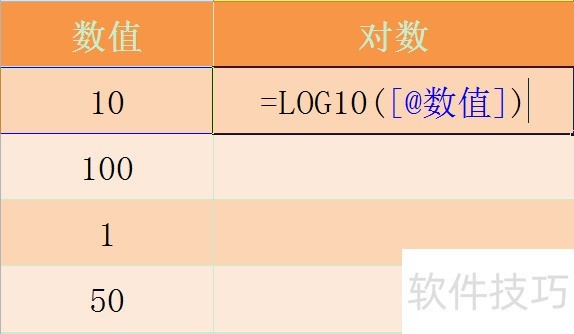 Excel LOG10函数的使用方法-软件技巧-ZOL软件下载