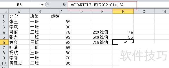 Excel如何描述数据分布的对称性-软件技巧-ZOL软件下载
