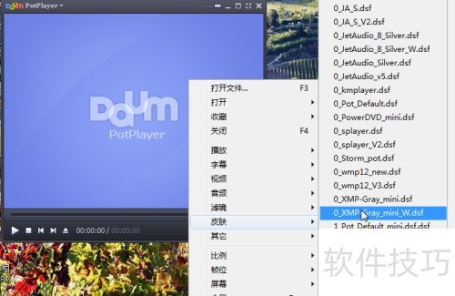 potplayer 播放器设置皮肤-软件技巧-ZOL软件下载