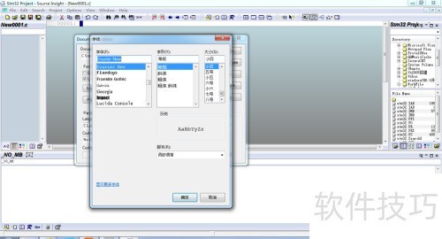 Source Insight字体大小设置_软件资讯技巧应用-中关村在线