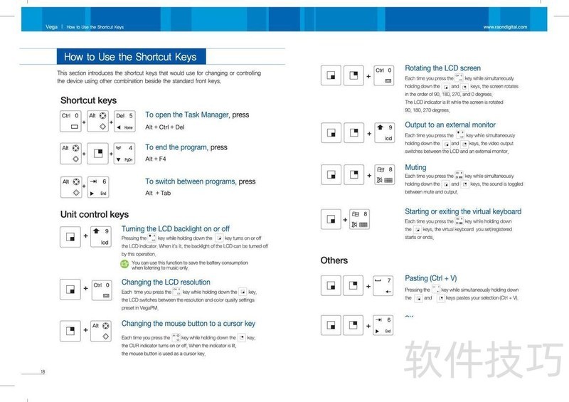 RAON Ultra便携PC Vega说明书_软件资讯技巧应用-中关村在线